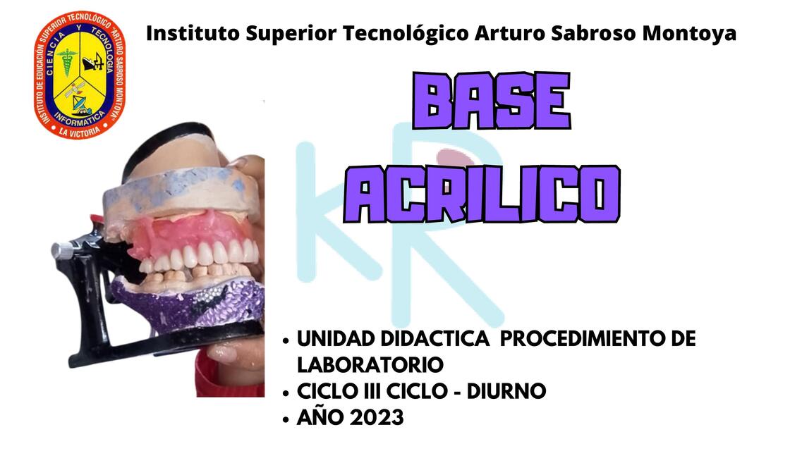 BASE ACRILICO PARA PPR | Elizabeth Nilda | uDocz