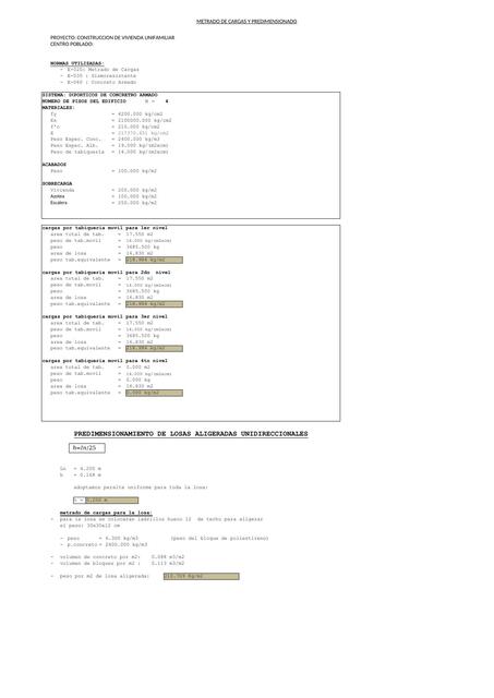 PREDIMENSIONAMIENTO ok | Edwin N. Constantino Bustamante | uDocz