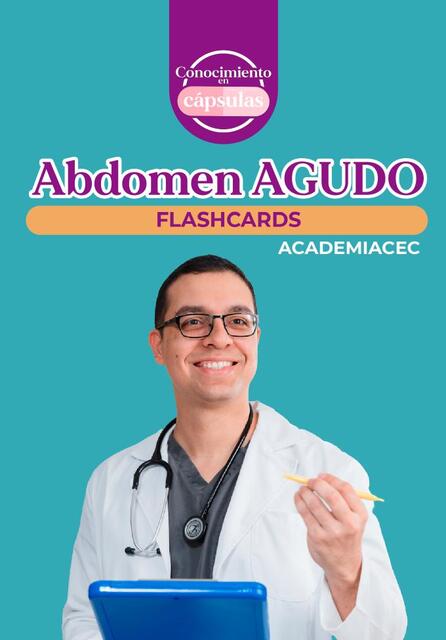 Flashcards Abdomen Agudo | Salvador Gonzalez | uDocz