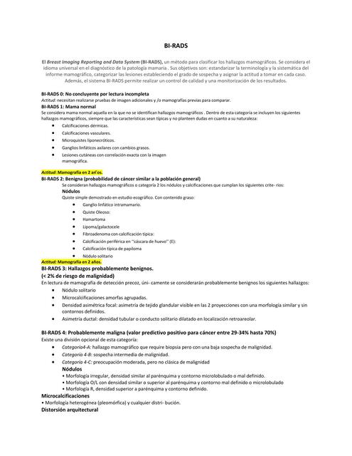 BI RADS | maria | uDocz