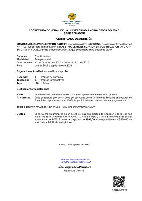 CERT | alfredo manobanda | uDocz