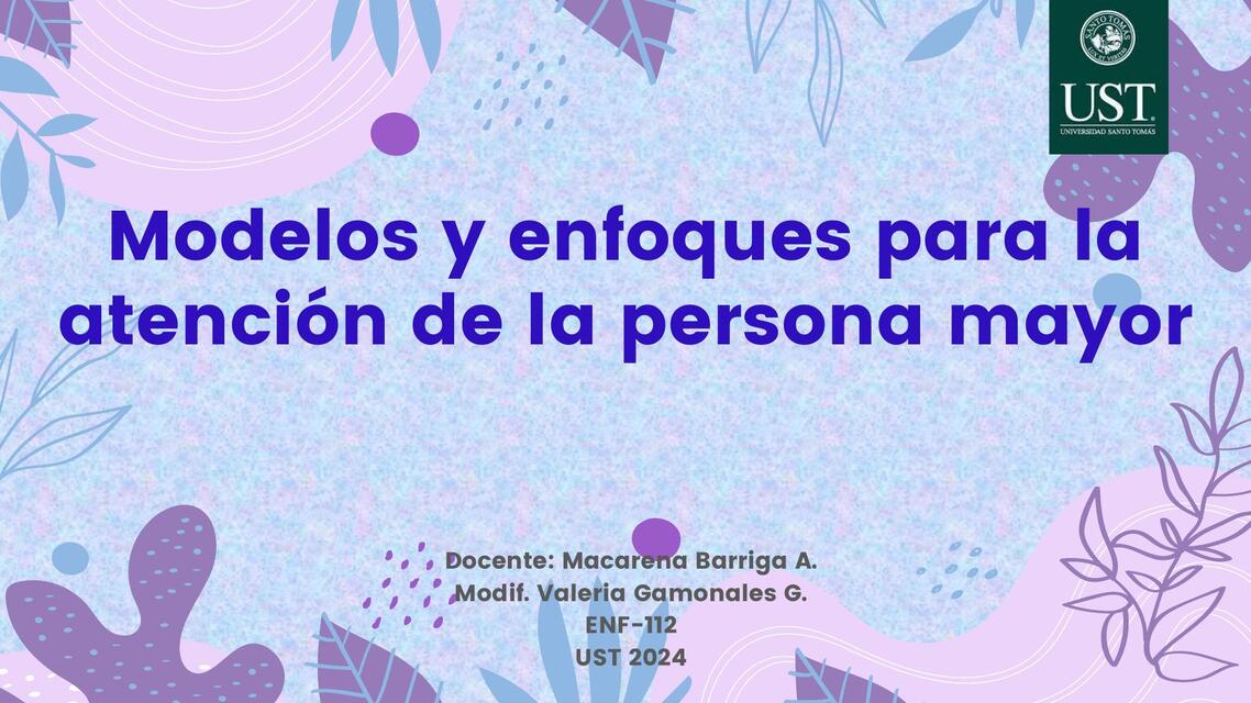 Modelos y enfoques para la atención de la persona | Sarai Monserrat ...