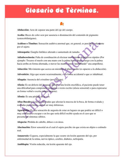 Glosario de Términos. | uDocz