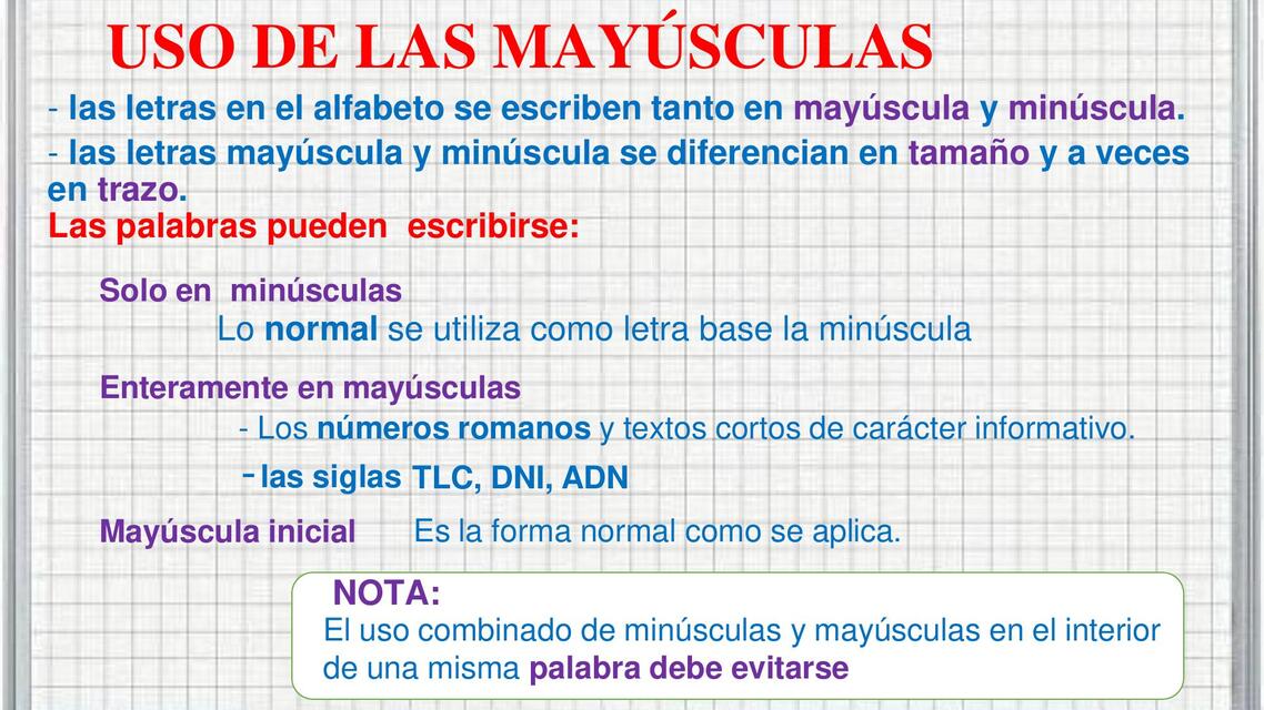 Uso de Mayusculas profesor chinito | Albert | uDocz