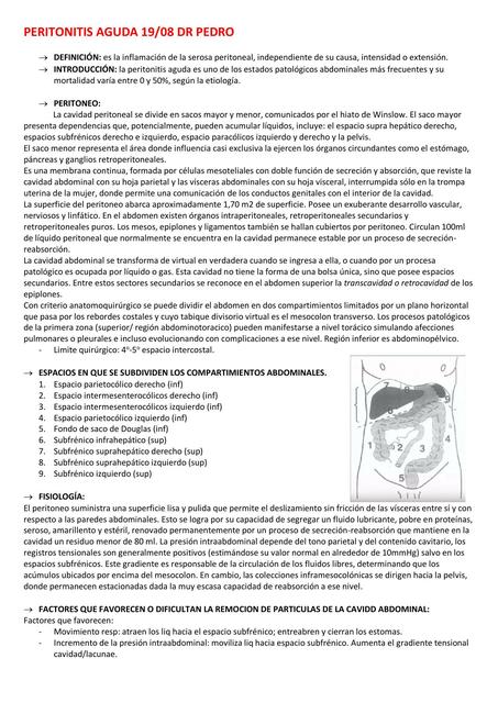 Peritonitis Aguda | Luíza Beckenkamp | uDocz