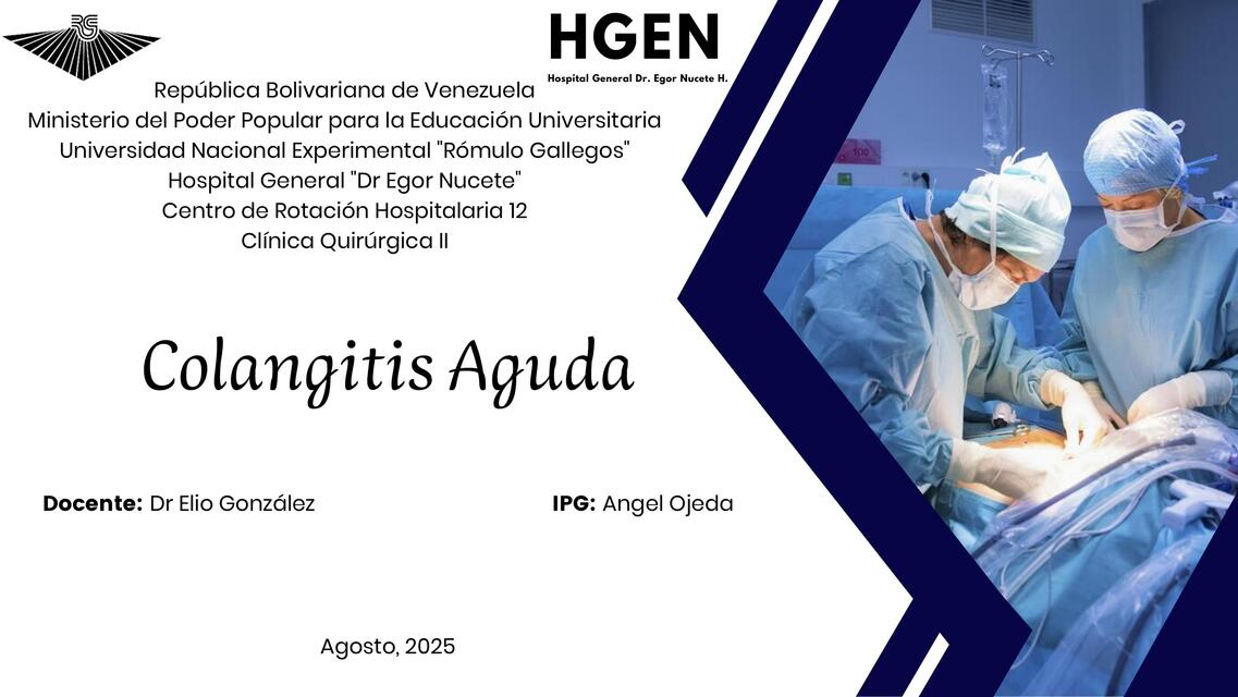 Colangitis Aguda | Angel Ojeda | uDocz