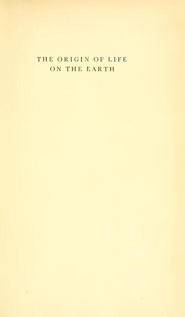 Biologia III Oparin The origin of life | Nicolas | uDocz