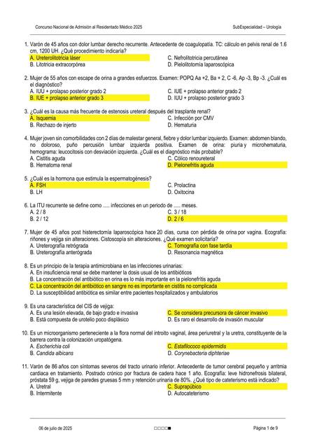 Urología | Javier | uDocz