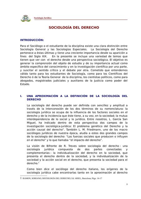 SOCIOLOGÍA DEL DERECHO | Aldair Preciado | uDocz