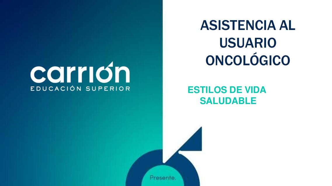 Prevencion Del Cancer Estilo De Vida Saludable Jazmin Margot Udocz
