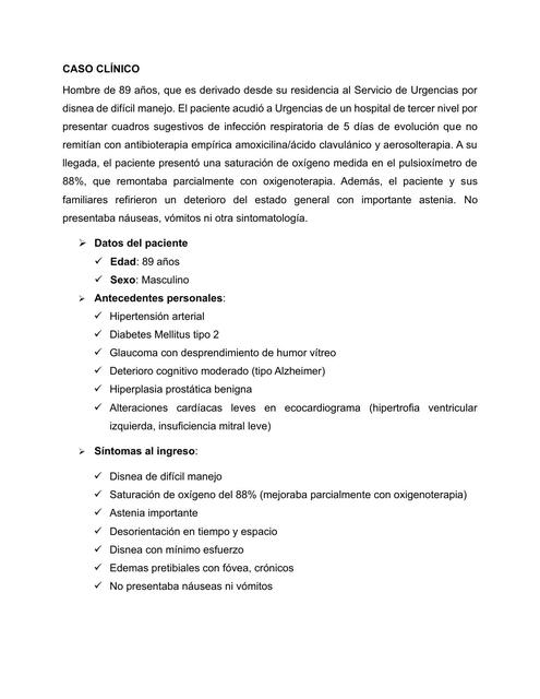 CASO CLÍNICO | EVELYN | uDocz