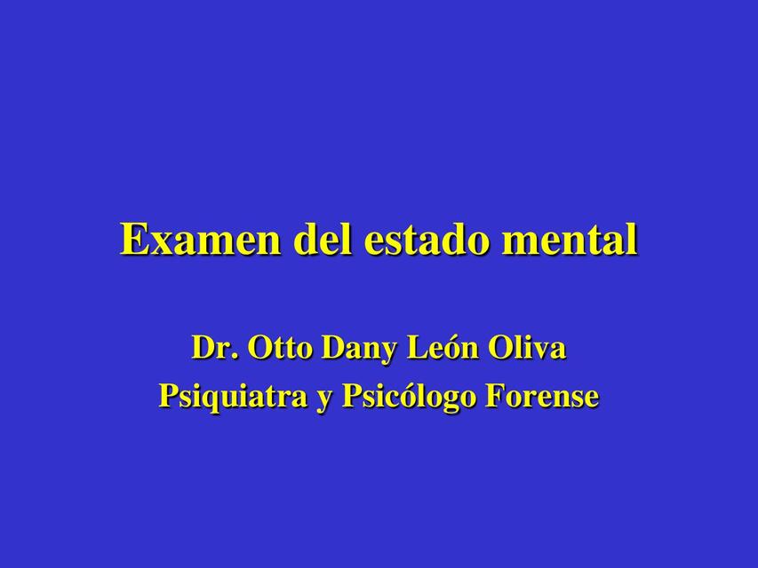 Examen mental 4 | eduardo figueroa | uDocz