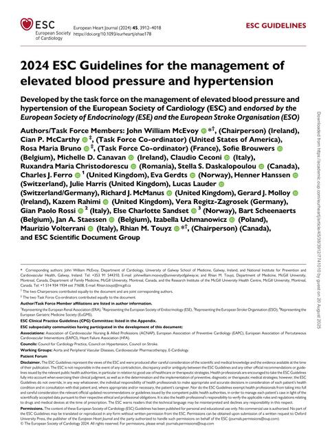 ESC GUIDELINES CARDIO | Sofía | uDocz