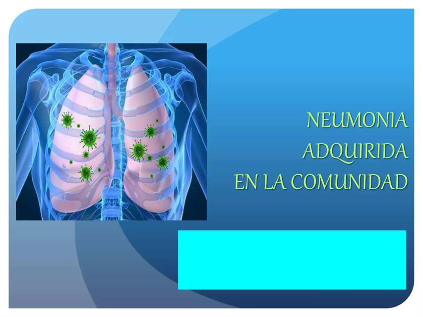 Neumonía adquirida en la comunidad | SARA S C | uDocz