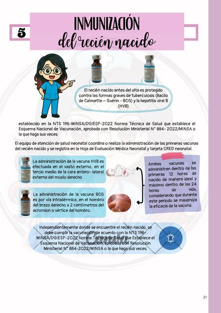 inmunizacion del RN | Aida NursNotes | uDocz