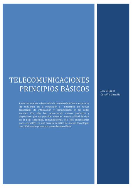 Conceptos basicos de telecomunicaciones | Universitario Frustrado | uDocz