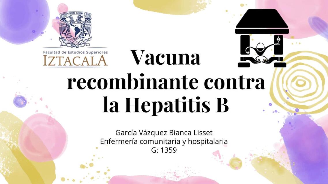 Vacuna Recombinante antihepatitis b | Sunny | uDocz