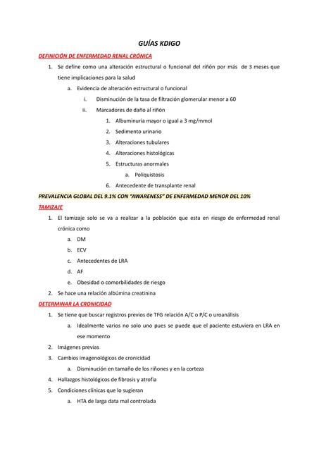 Guías KDIGO | Arajai Perez Alanis | uDocz