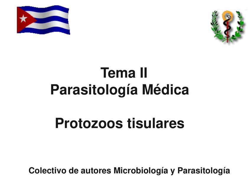 Protozoos tisulares | MEDBI | uDocz