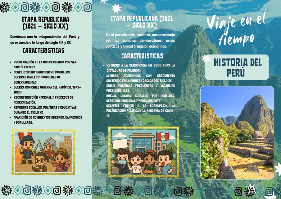 HISTORIA DEL PERU TRIPTICO | MykeEduca | uDocz