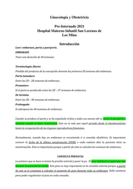 CLASES DE GINECOLOGIA DEL DOCTOR SANTANA | Elizabeth Morel Dominguez ...