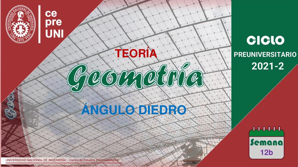 Ángulo diedro y ángulos poliedros | Apuntes PreUniversitarios | uDocz