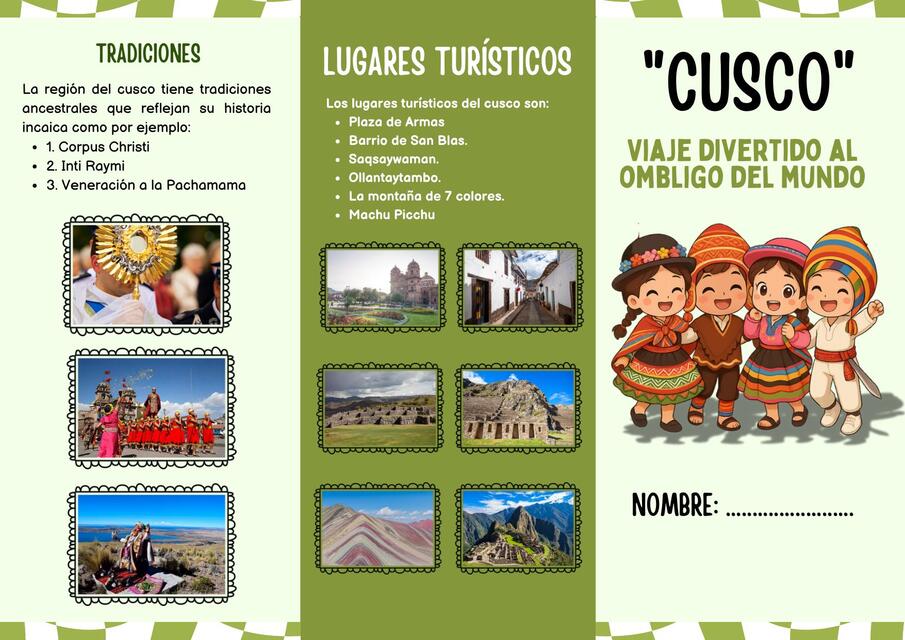 Triptico de Cusco | MykeEduca | uDocz
