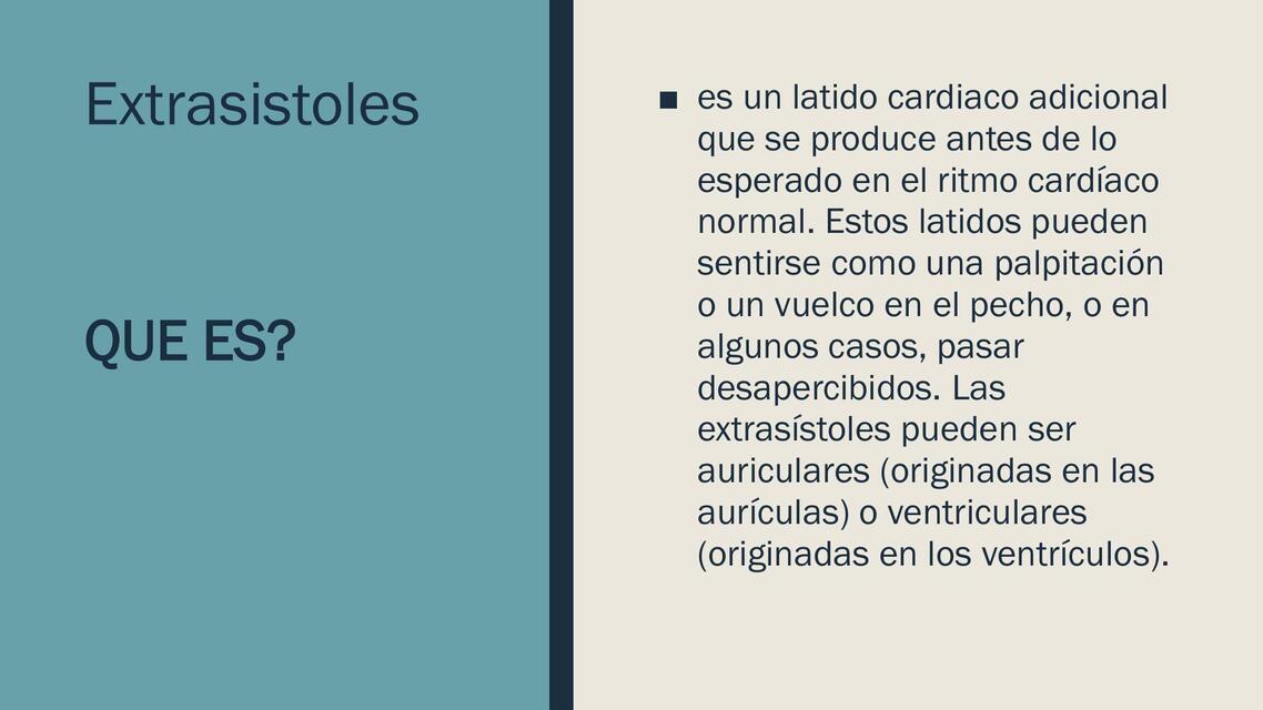 Extrasistoles | Rosty | uDocz