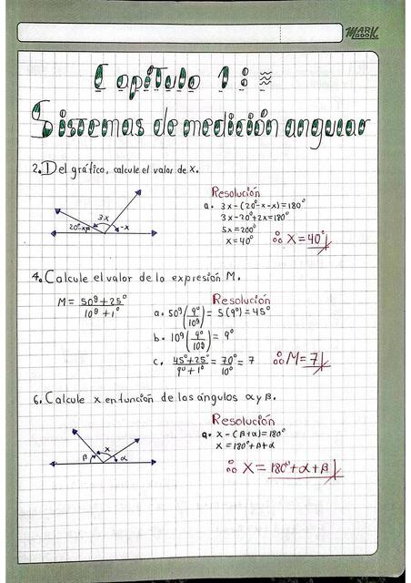 ejercicios de sistemas de medición angular | Pavel SW | uDocz