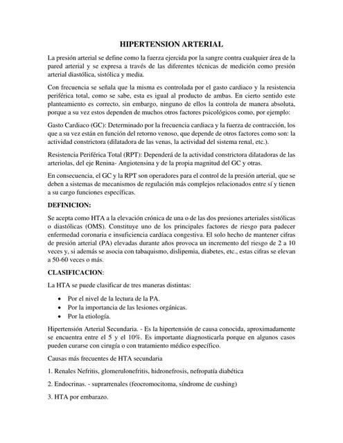 HIPERTENSION ARTERIAL | Melaniee | uDocz