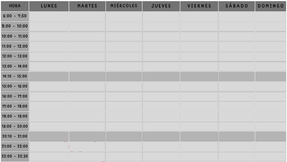 Horario Organizador Semanal Infantil Doodle Azul y | Mayra | uDocz