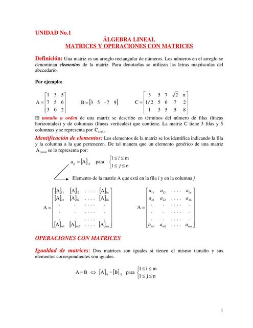 MATRICES | Ignacio | uDocz