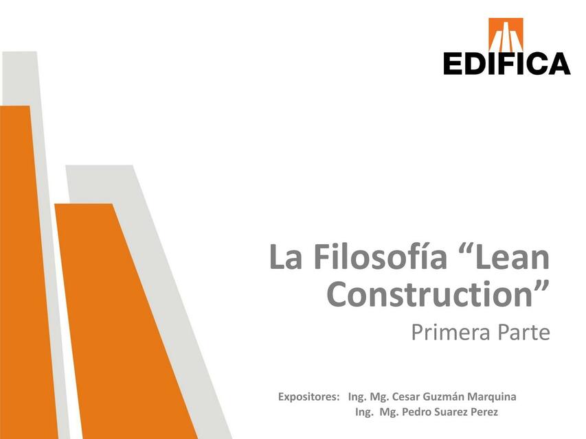 Lean Construction Edifica | Eduardo Cáceres Mañuico | uDocz