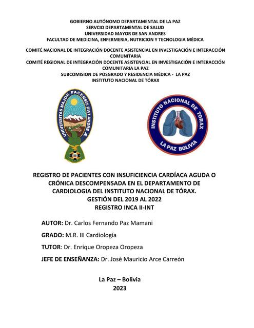 INCA II INT | Carlos | uDocz