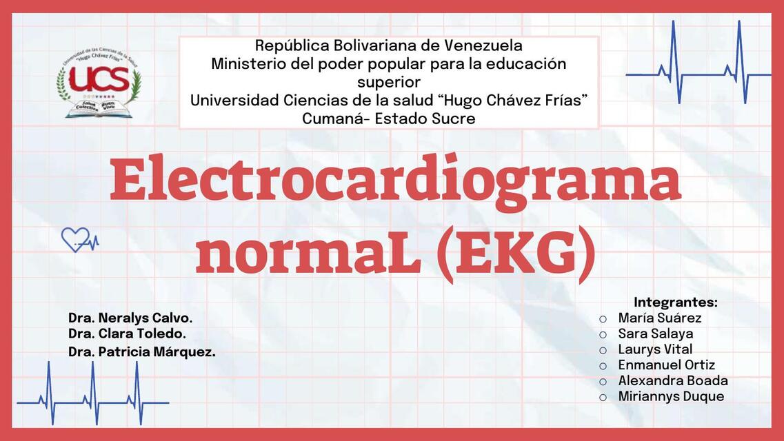 Electrocardiograma normal08 EKG MS | sara | uDocz