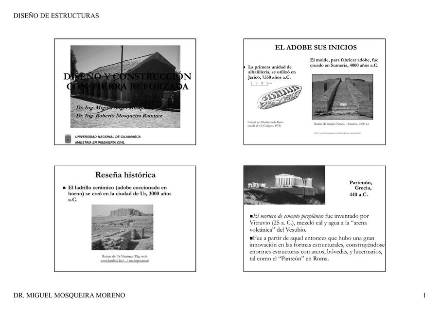 DISEÑO DE EDIFICACIONES DE ADOBE | Aldo Aldo Edson Caballero Rodríguez | uDocz