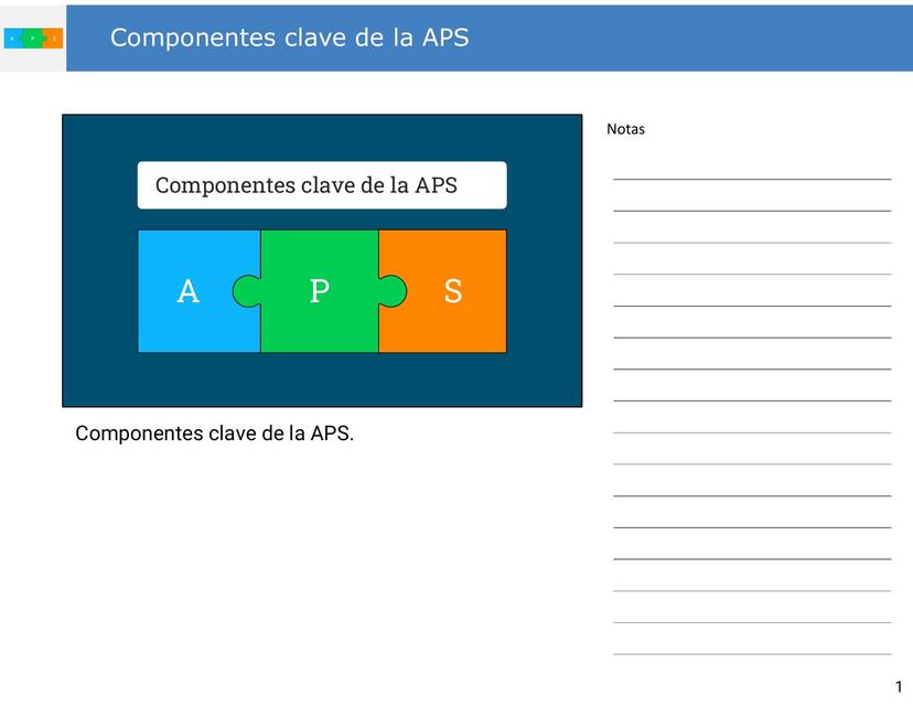 2 1 Componentes clave de la APS | Andrea | uDocz