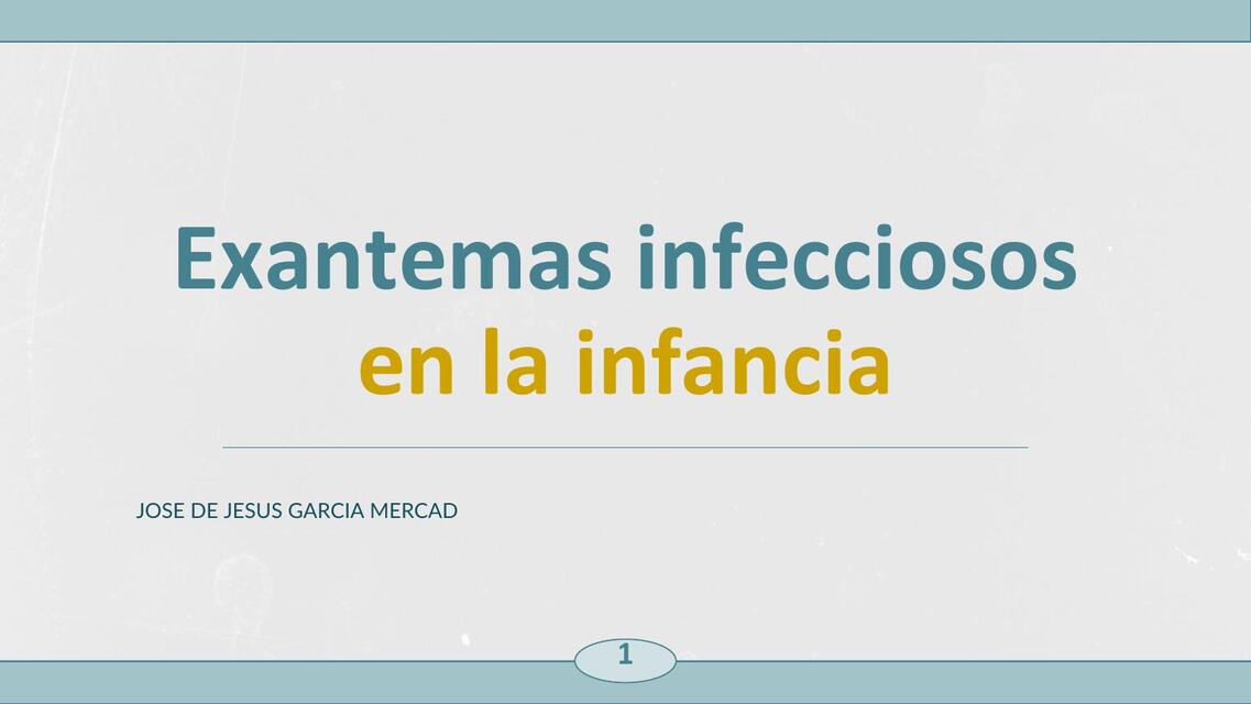 Enfermedades exantemáticas 1 | Claudia Estefanía Castillo Sánchez | uDocz