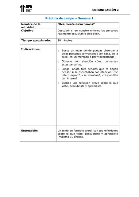 Sem1 Práctica de campo Comu2 | Gonzalo | uDocz