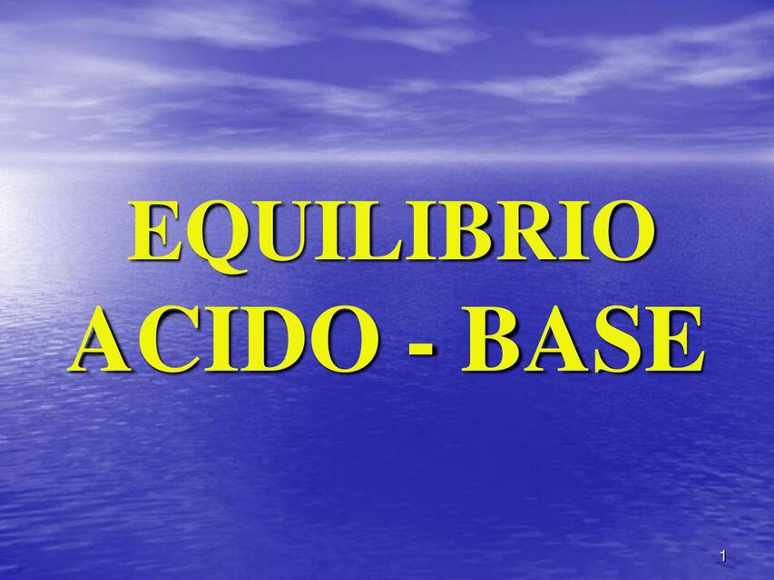 5 TEMA 5 EQUILIBRIO ACIDO BASE | Erick | uDocz