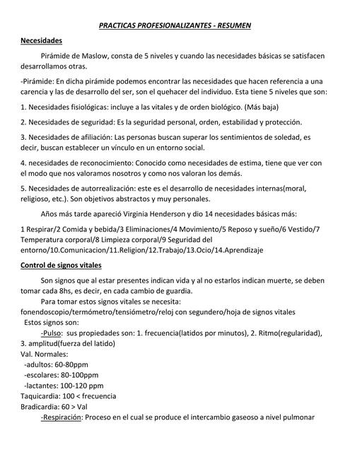 Resumen I Practicas | Franco Fernandez | uDocz