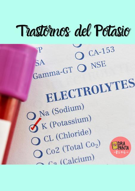 Equilibrio del Potasio | Dra Panta | uDocz