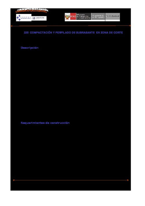 225 Perfilado Y Compactado.Doc | MARCO HUAMAN | uDocz