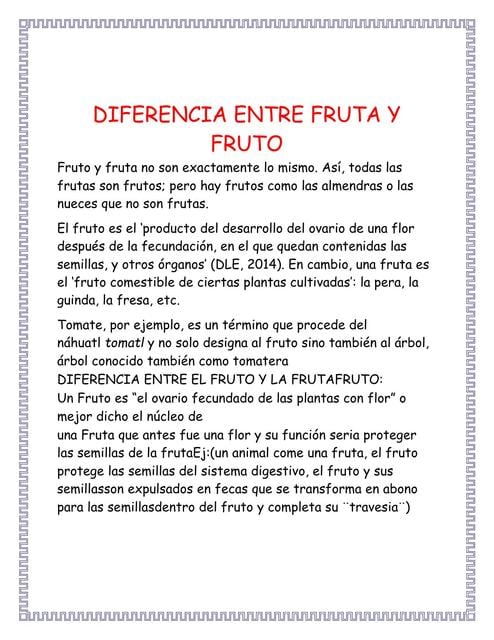 Frutas y frutos | Alexa Quiroz | uDocz