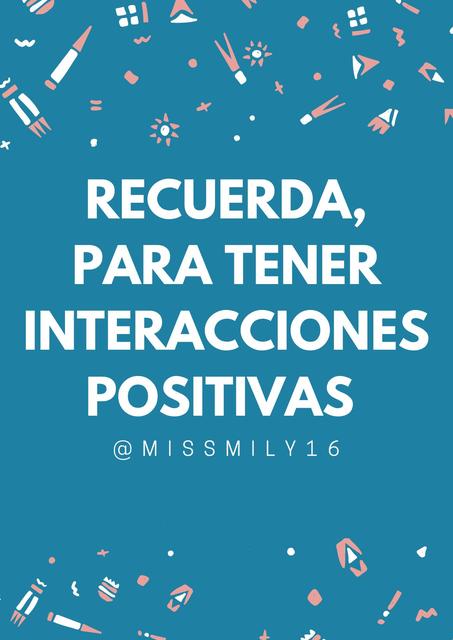 Interacciones positivas | uDocz