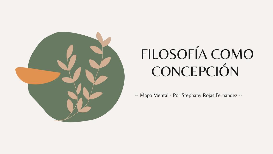 Filosofía como concepción | Stephany Rojas Fernandez | uDocz