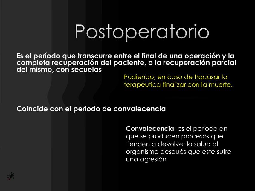 Postoperatorio | Sol Sempertegui | uDocz