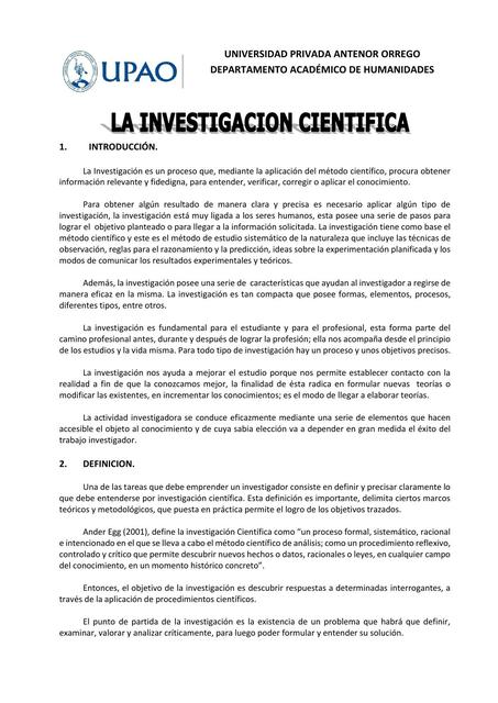 Investigación Científica | Marco Julian Garcia | uDocz