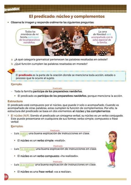 El Predicado Núcleo y Complementos | Daniel Quicio | uDocz