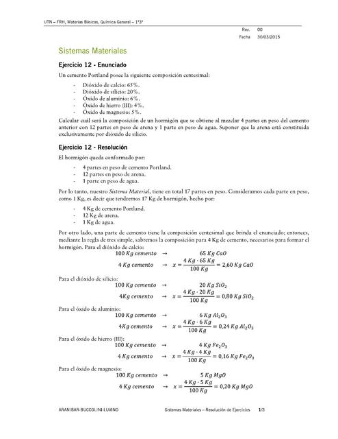 Sistemas materiales ejercicios resueltos | El Rincón de la Ingeniería | uDocz